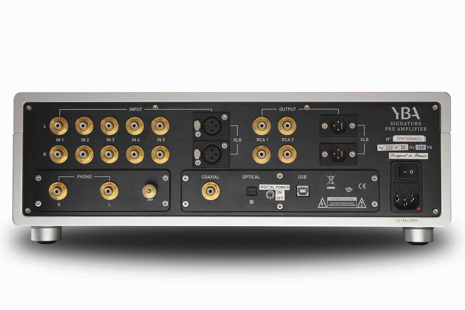 YBA-Signature-Preamplifier-Rear - YBA - High End Hifi